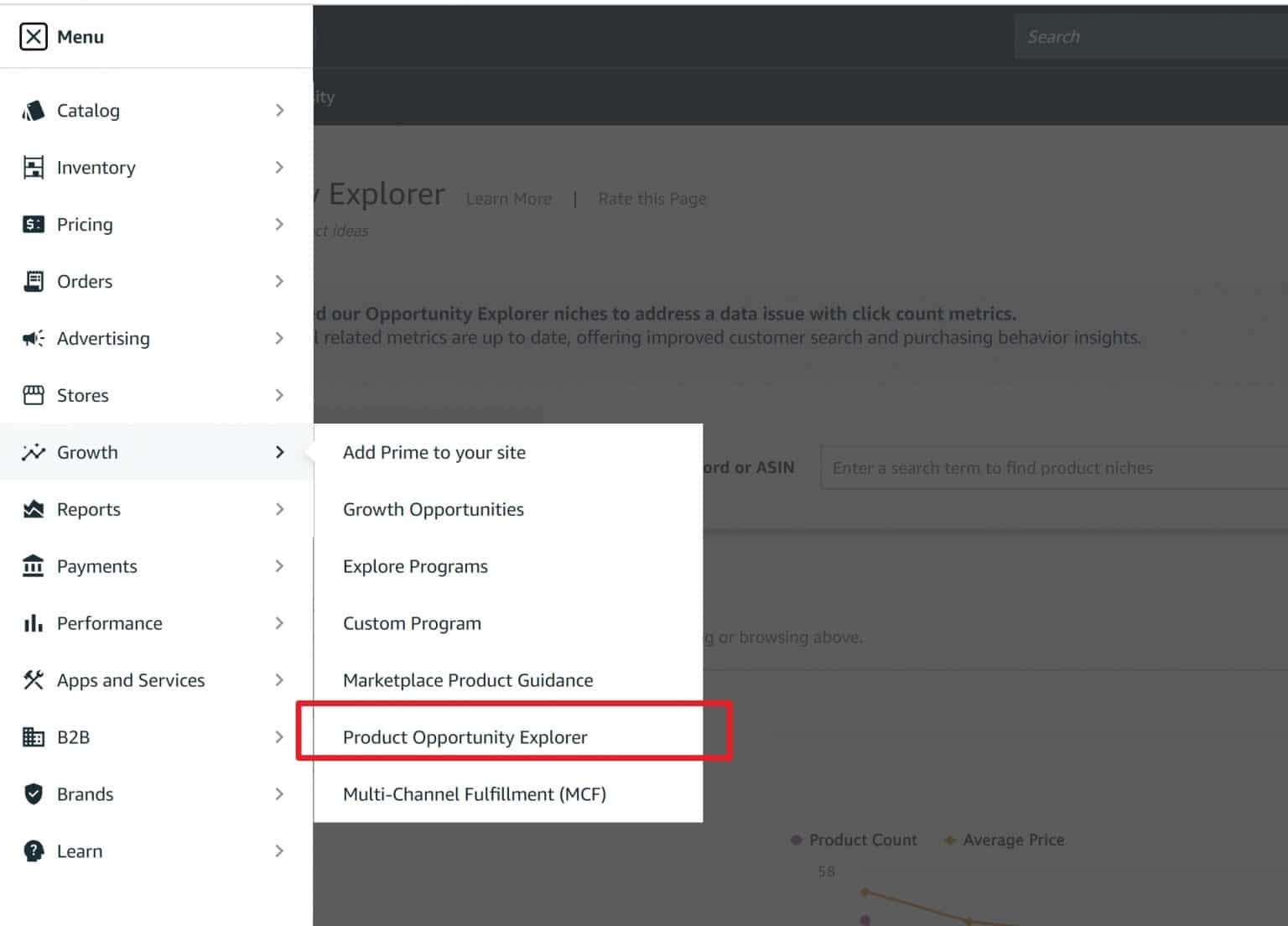 Use Product Opportunity Explorer to Find Competitor Keywords & Data