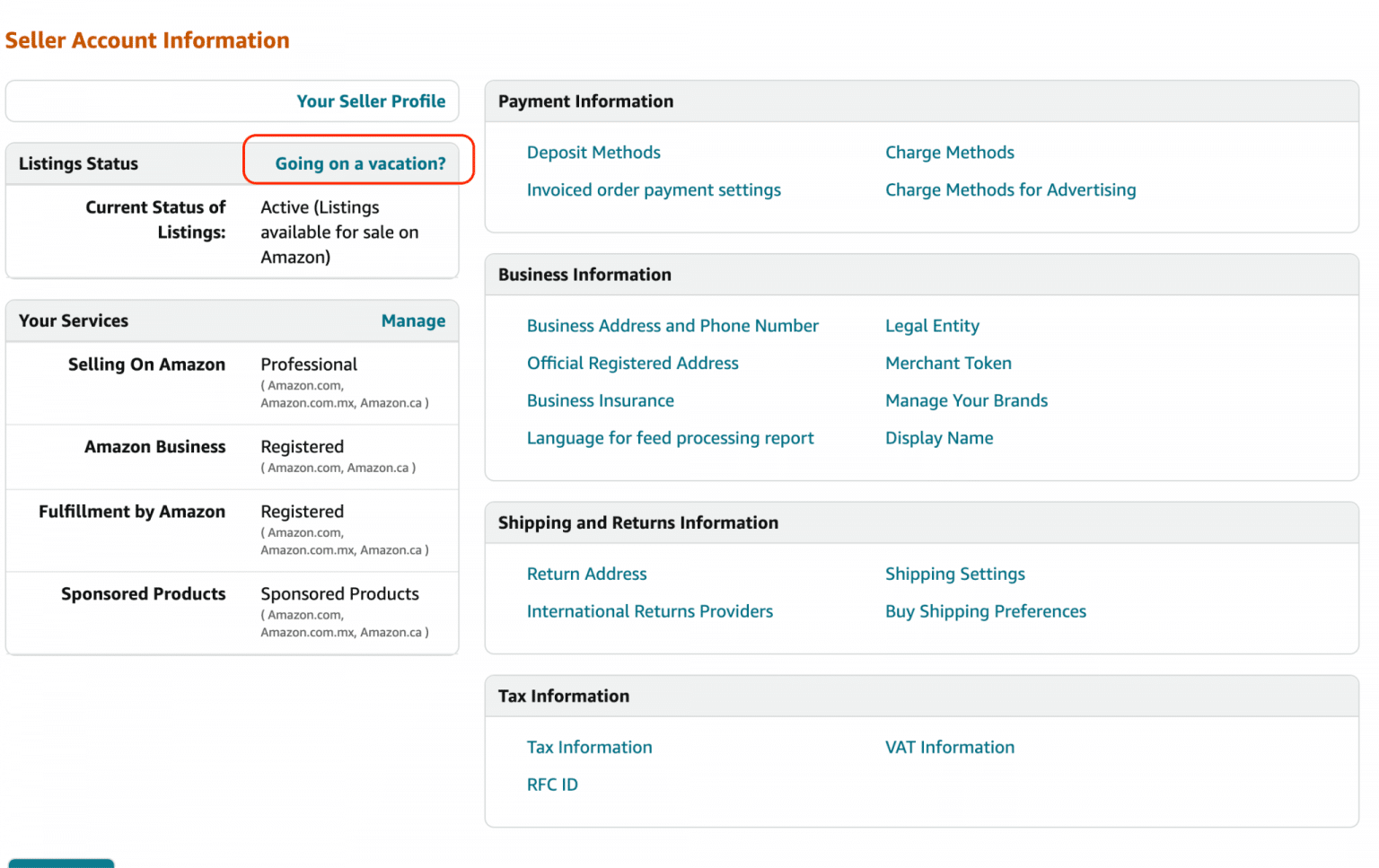 How to Use Amazon Seller Vacation Mode