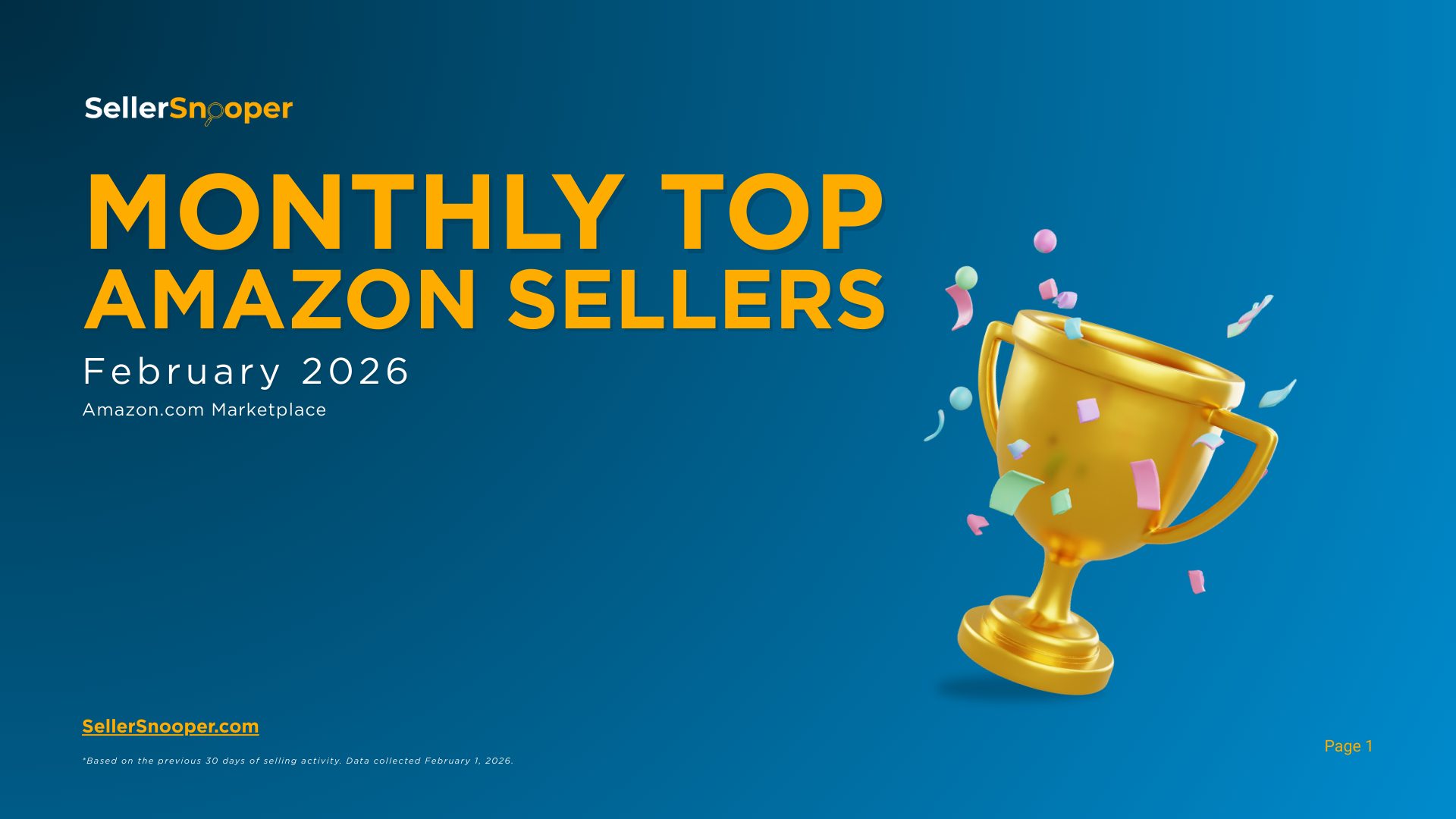 Top Amazon Third-Party Sellers — February 2026